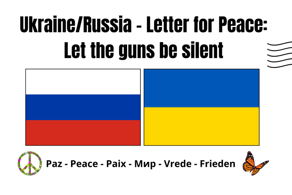Letter for peace for Ukraine and Russia – No to war – no to NATO Network